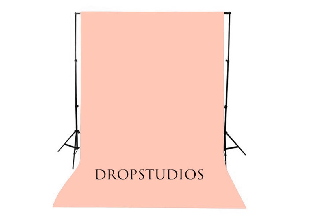Peach Solid Photography Backdrop, Seamless, Wash/dry - Etsy