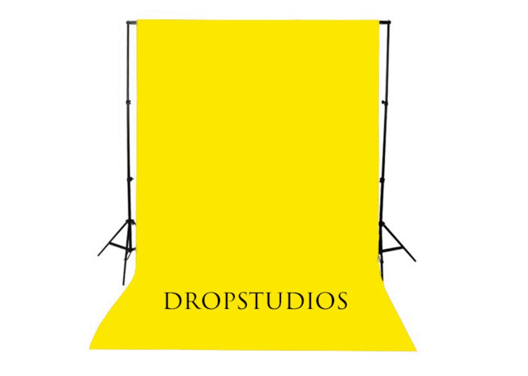 Sunshine Yellow Solid Photography Backdrop, Seamless, Wash/dry - Etsy