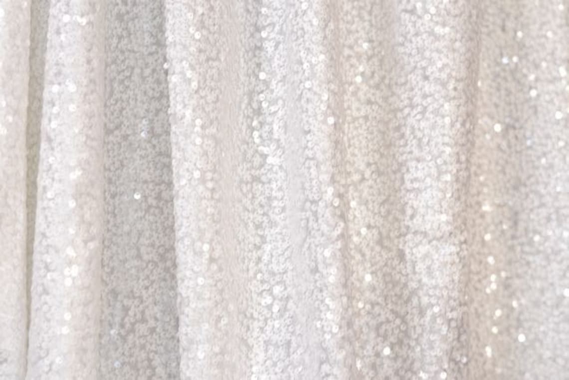 White Shimmer Sequin Fabric Photography Backdrop - Etsy