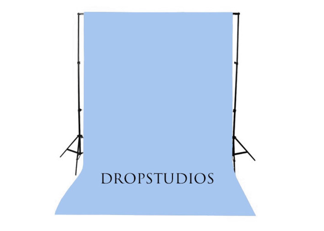 Sky Blue Solid Photography Backdrop, Seamless, Wash/dry - Etsy