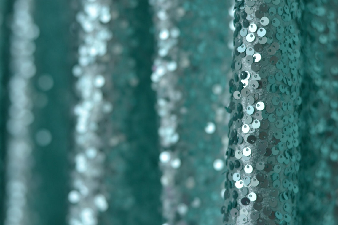 Aqua Shimmer Sequin Fabric Photography Backdrop | Etsy