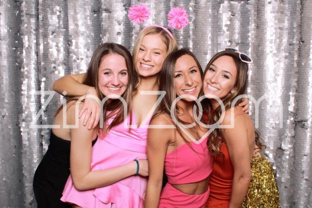 Silver Sequin Photography Photobooth Backdrop, Large Sequins - Etsy