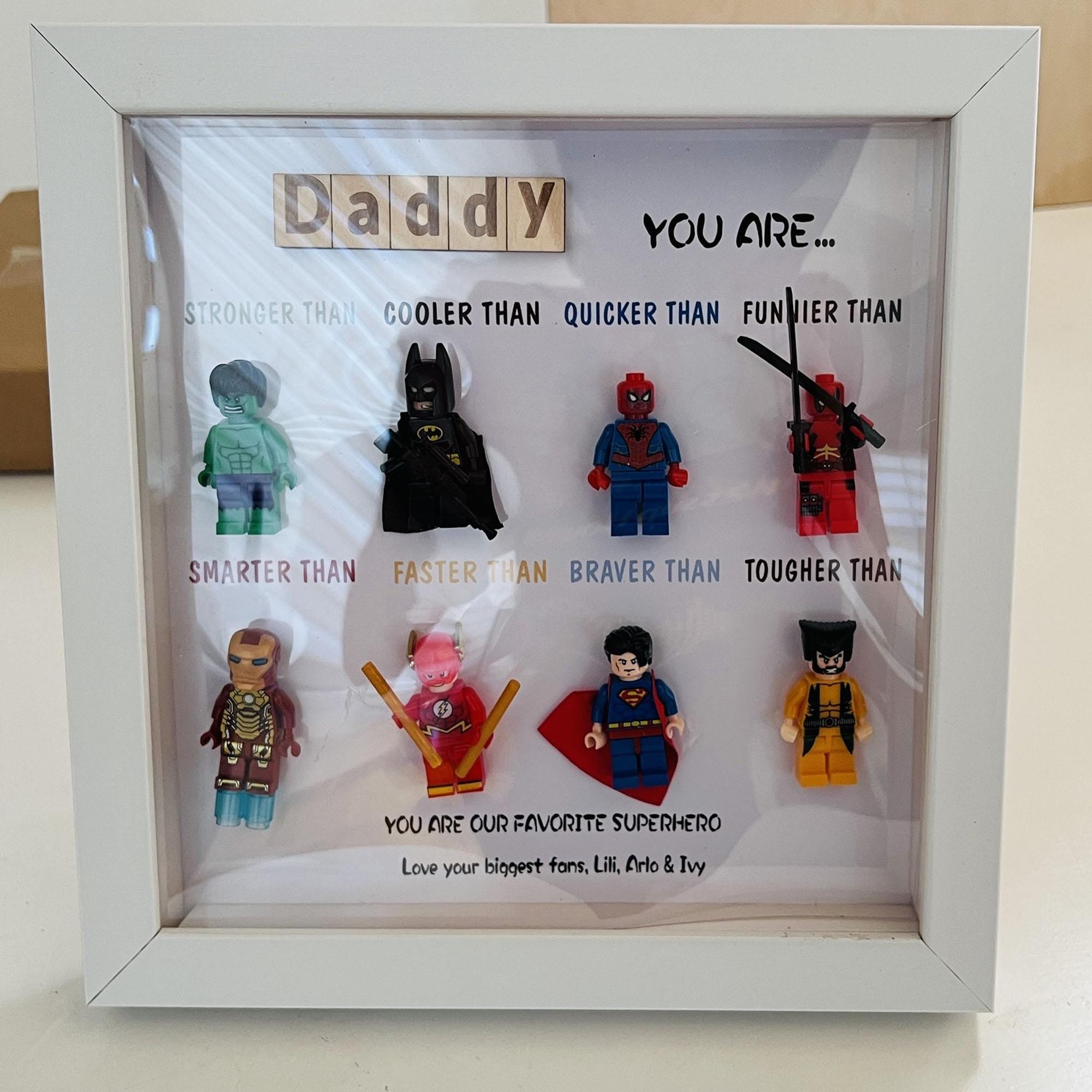 Personalized 2025 Fathers Day Gift, Superhero Birthday Gift, Father's ...