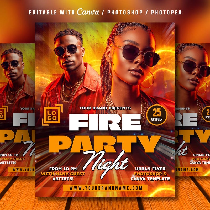 Fire Club Flyers - Etsy