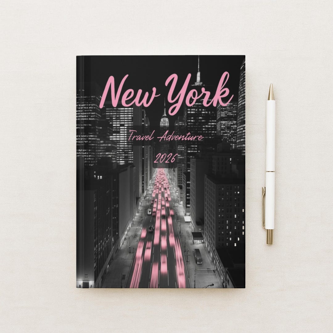 New York Travel Journal 2026 – Minimalist City Notebook for Travelers ...