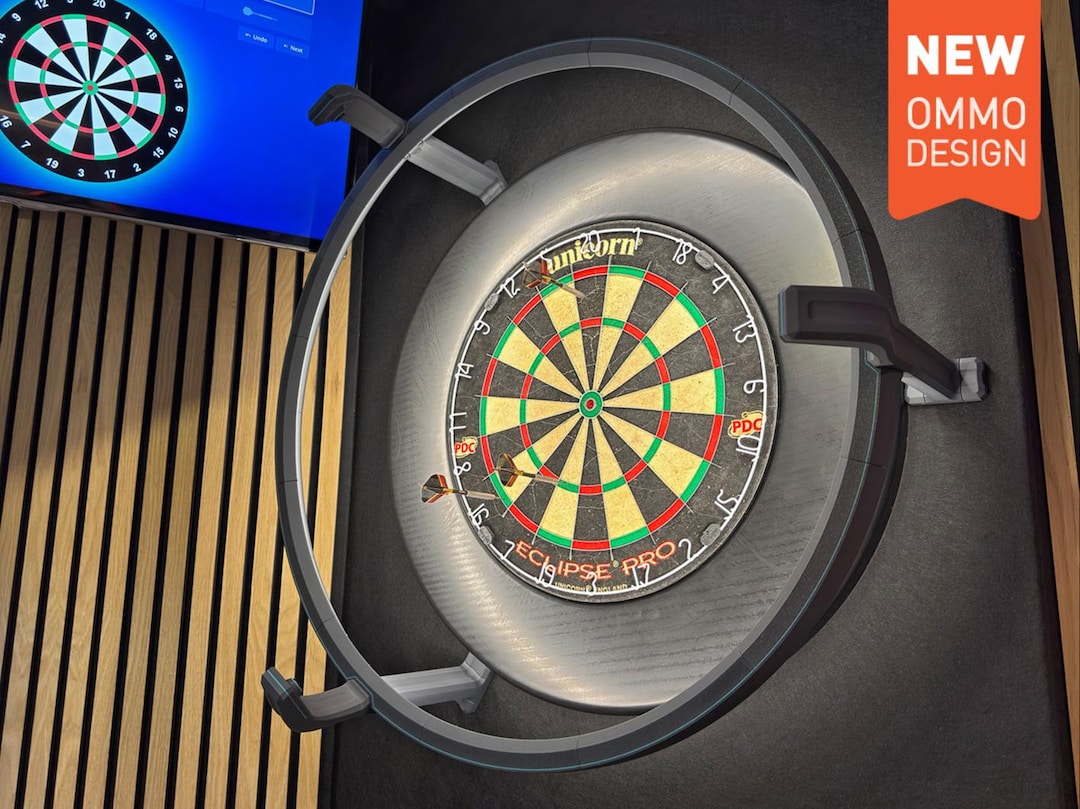 3d-printed Dartboard LED Ring for Autodarts | Camera Mount | Darts ...