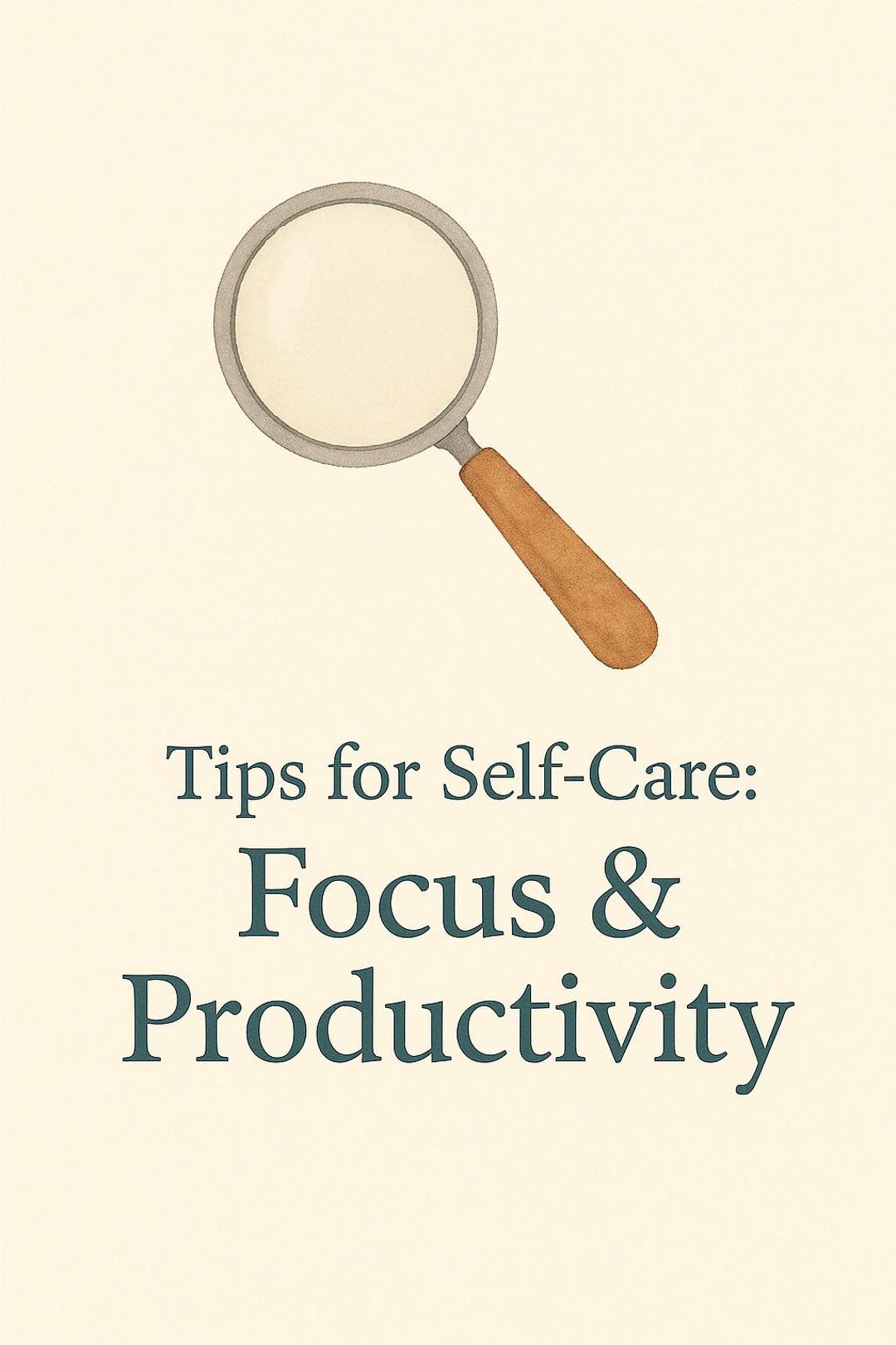 Tips for Self-care: Focus & Productivity – Digital Self-help Ebook PDF ...