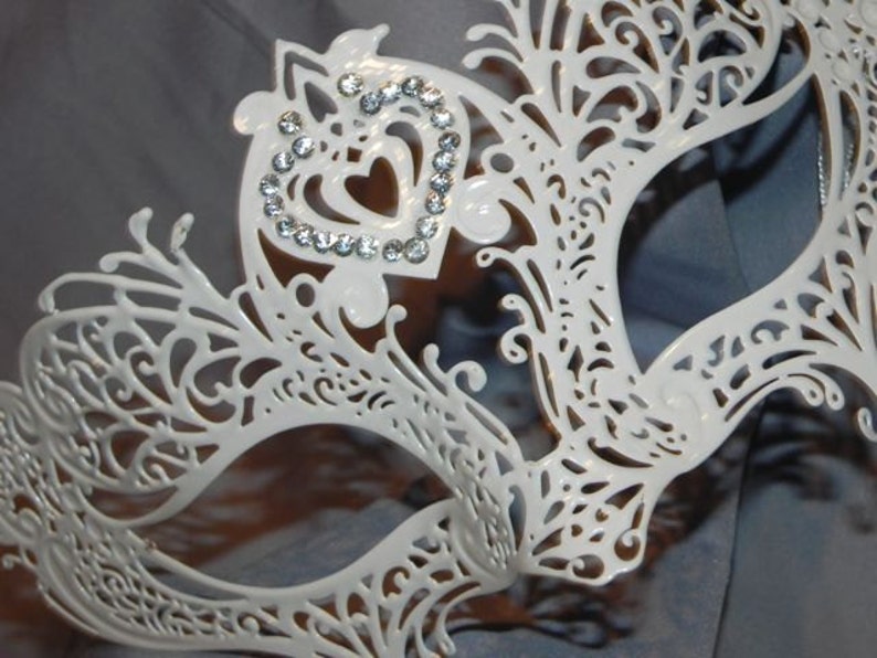 Cupid Metallic Masquerade Mask - Etsy