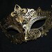 Rhinestone Metallic Masquerade Mask Gold Metal Mask - Etsy