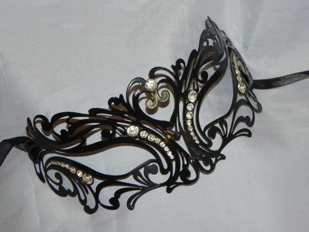 Unisex Metallic Filigree Masquerade Mask - Etsy