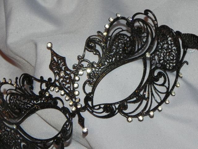 Metallic Filigree Masquerade Mask - Etsy UK