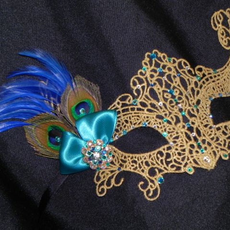 Peacock Mask - Etsy