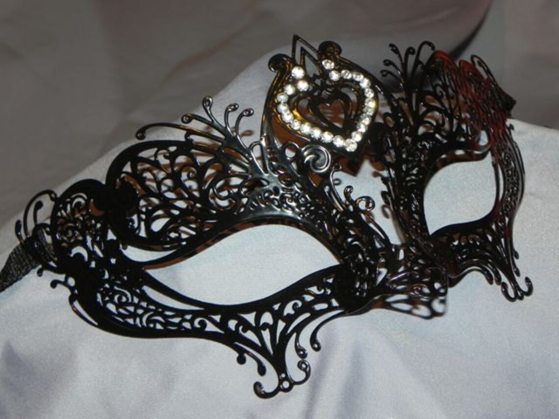 Cupid Metallic Masquerade Mask - Etsy