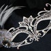Flora Metallic Filigree Masquerade Mask in Blush - Etsy
