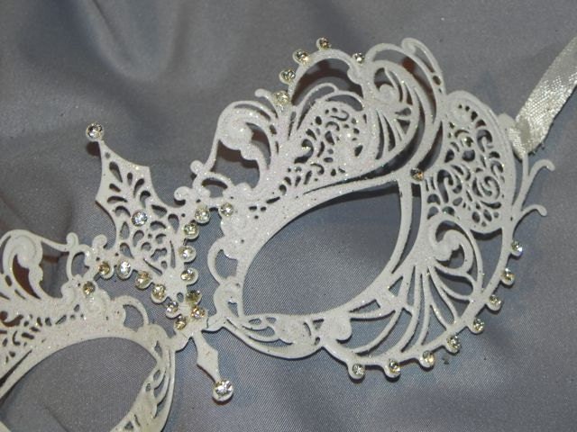 Metallic Filigree Masquerade Mask - Etsy UK