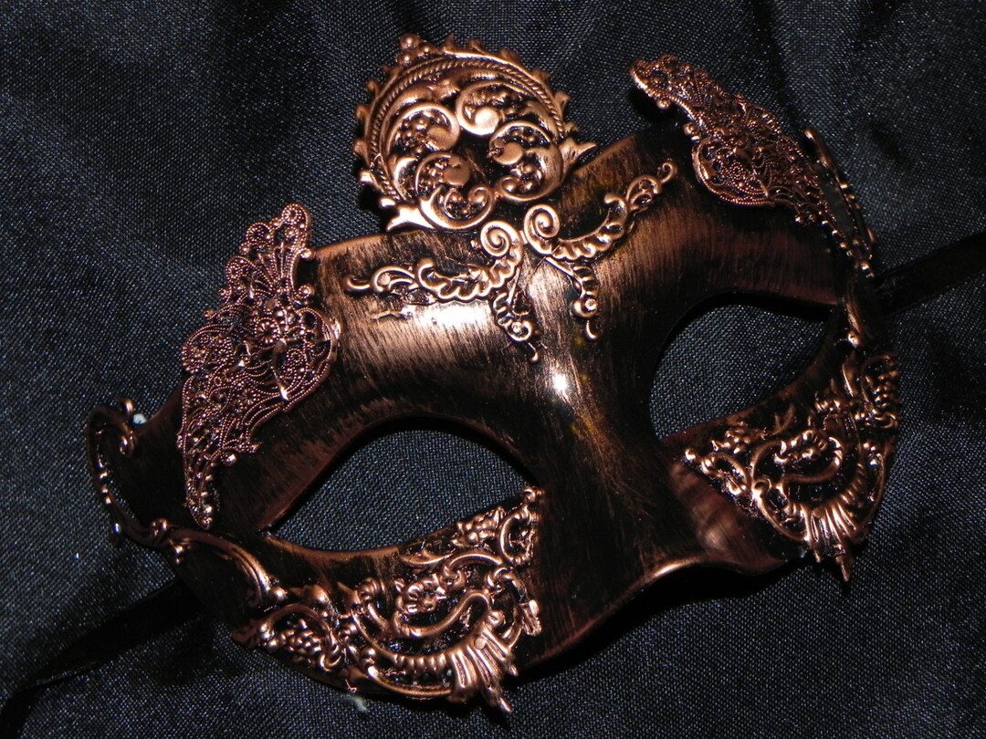 Antique Copper Roman Emperor Halloween Mask Men's Mask - Etsy