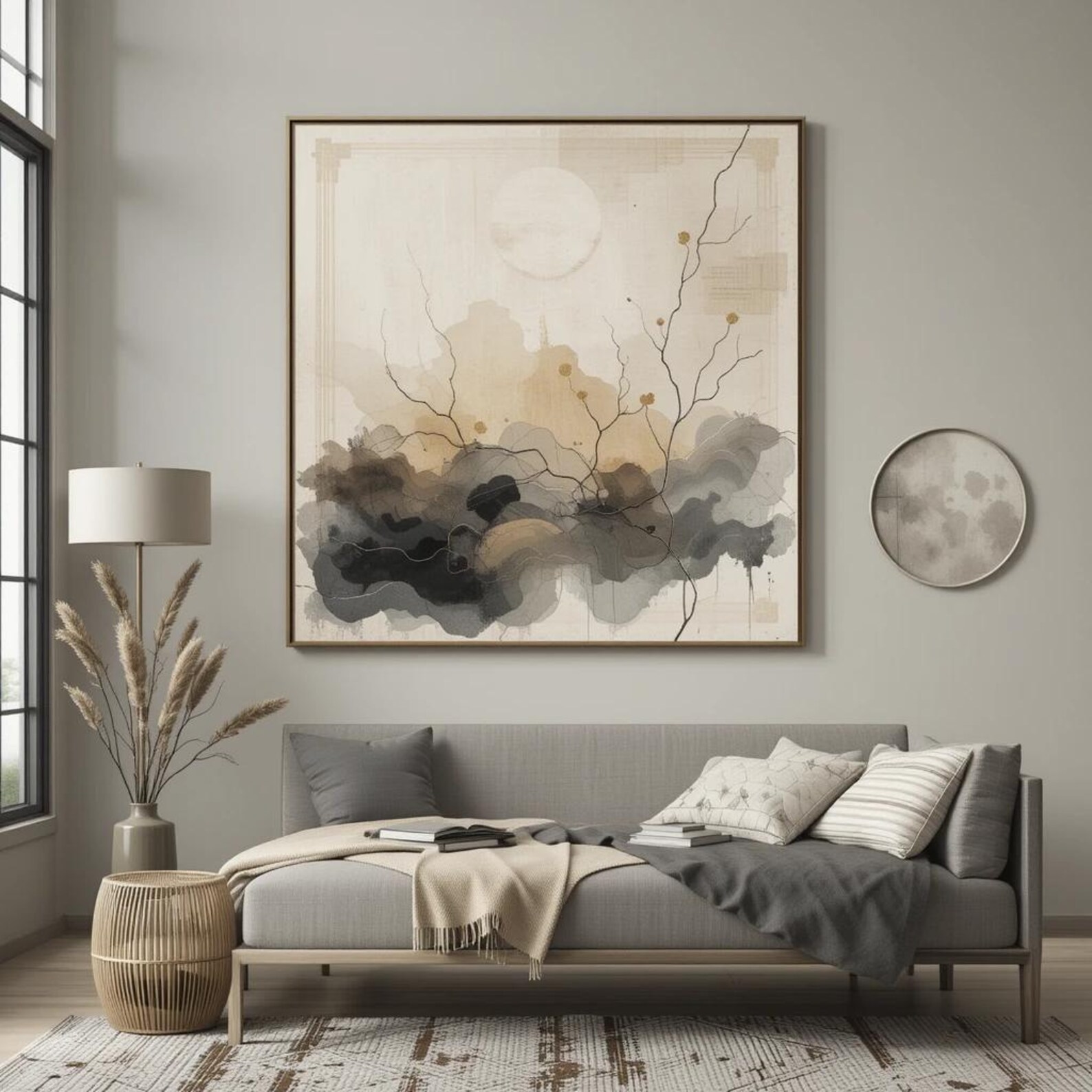 Wabi-sabi Japandi Wall Art | Abstract Neutral Printables | Minimalist Modern Japanese Digital ...