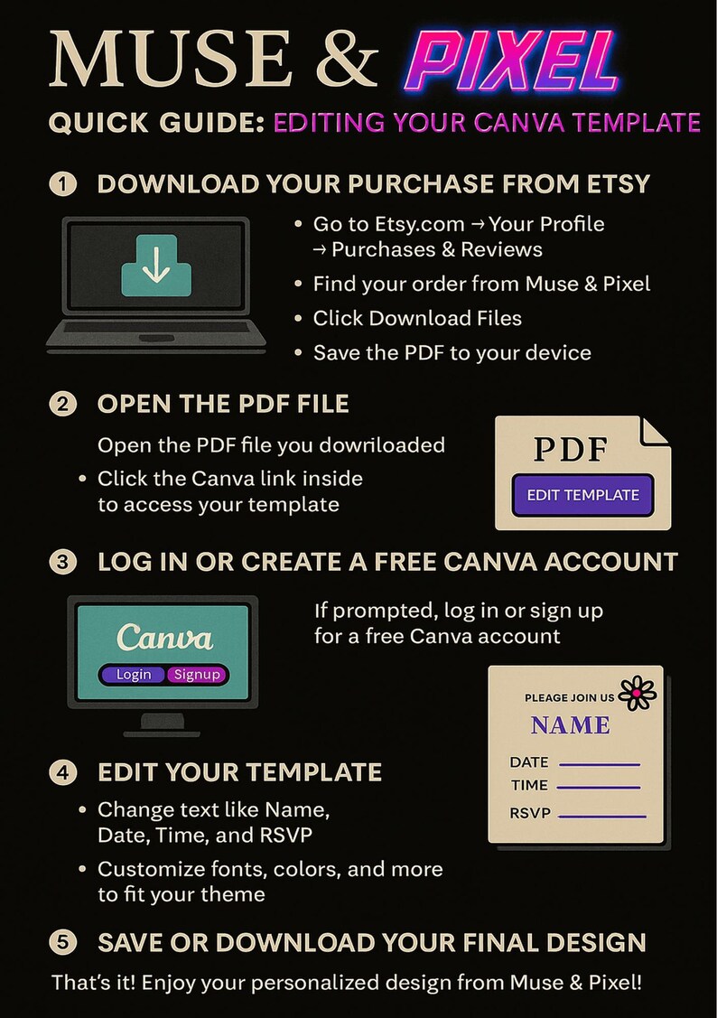Princess Birthday Checklist Printable | Girls Party Prep Sheet | Fun ...