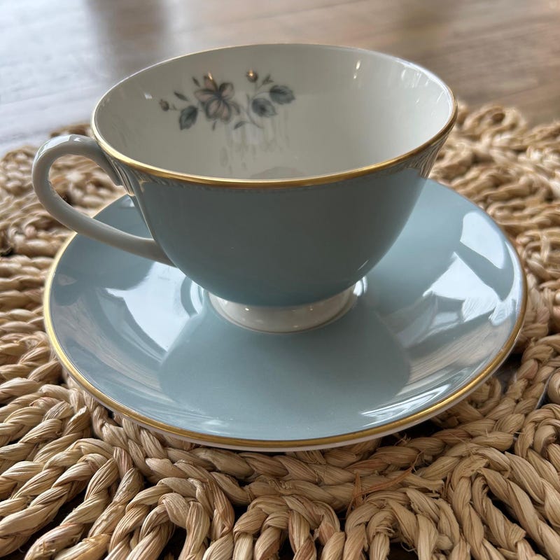 C Tea Cup and Saucer - Etsy UK