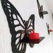 Butterfly Wall Shelf Set of 3, Wooden Floating Display, Boho Nursery ...
