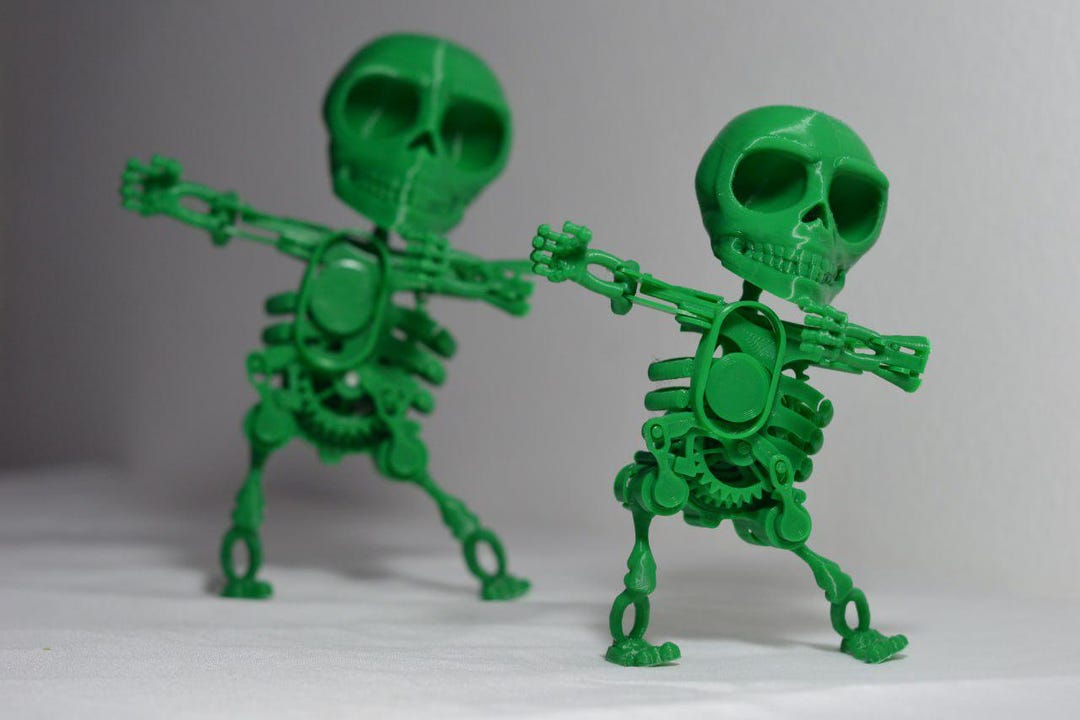 Articulated Skeleton STL Files - Dancing Skeleton STL - Funny Desk Toy ...