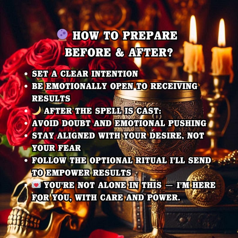 Love Obsession Spell/ex Back Spell/attraction Spell/attract Love Spell ...