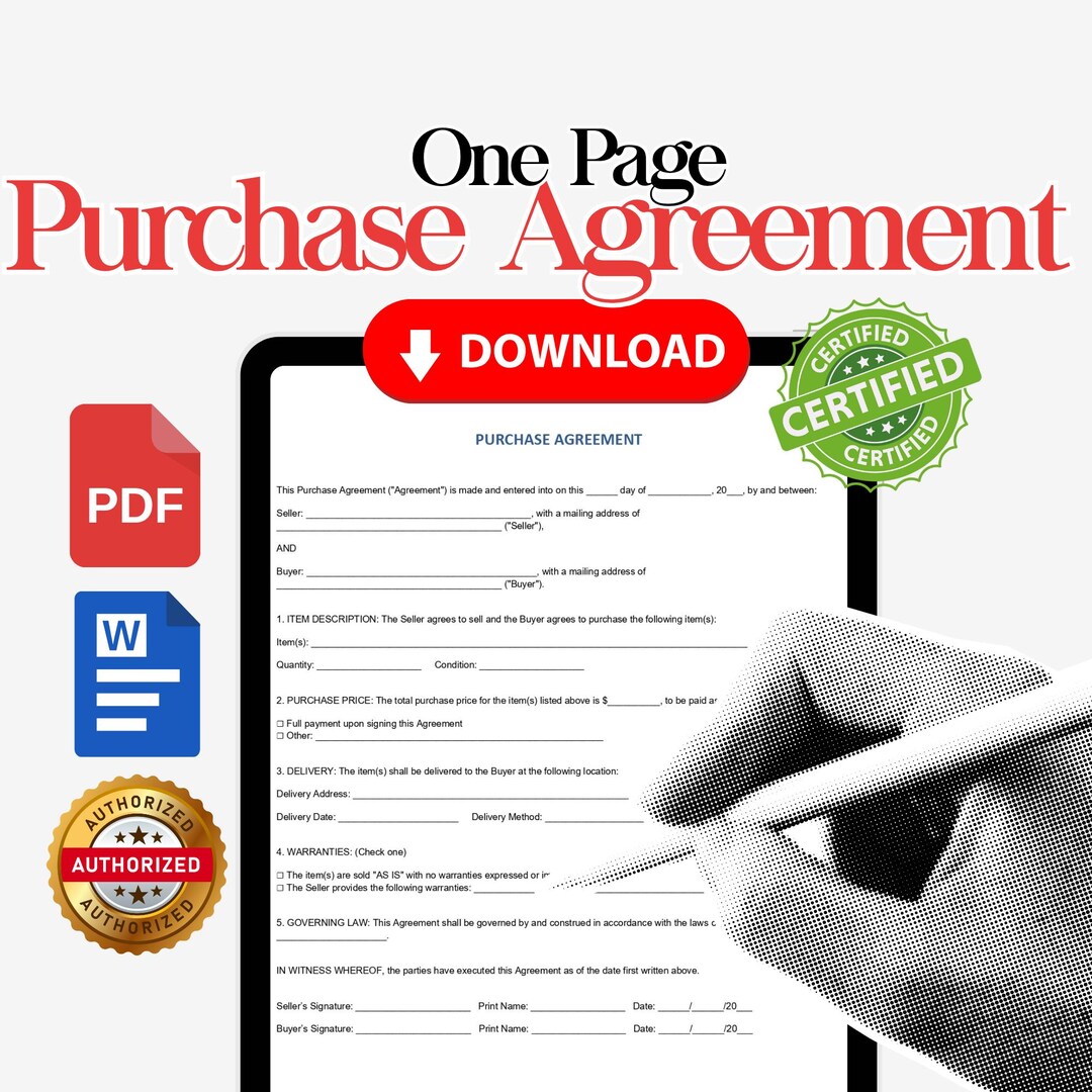 Fillable Contract Form, Legal Contract Template, Customizable Legal ...