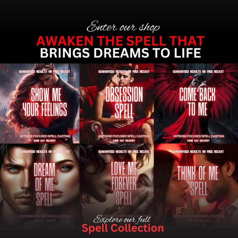 Seduction Spell/extreme LUST SEX Obsession Love Spell/dark Love Spell/sexual Spell/love ...