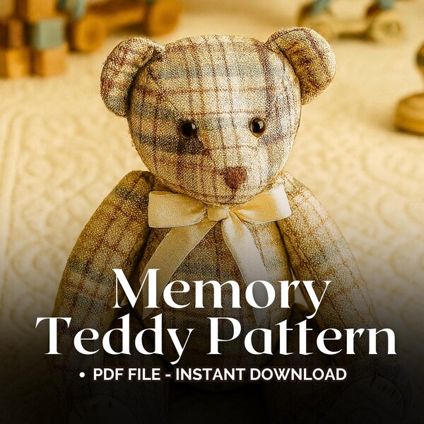 Memory Bear Pattern - Etsy