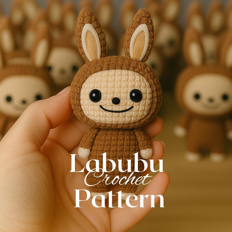 Labubu Crochet Pattern PDF Download, Labubu Plush Doll, Labubu Pattern ...