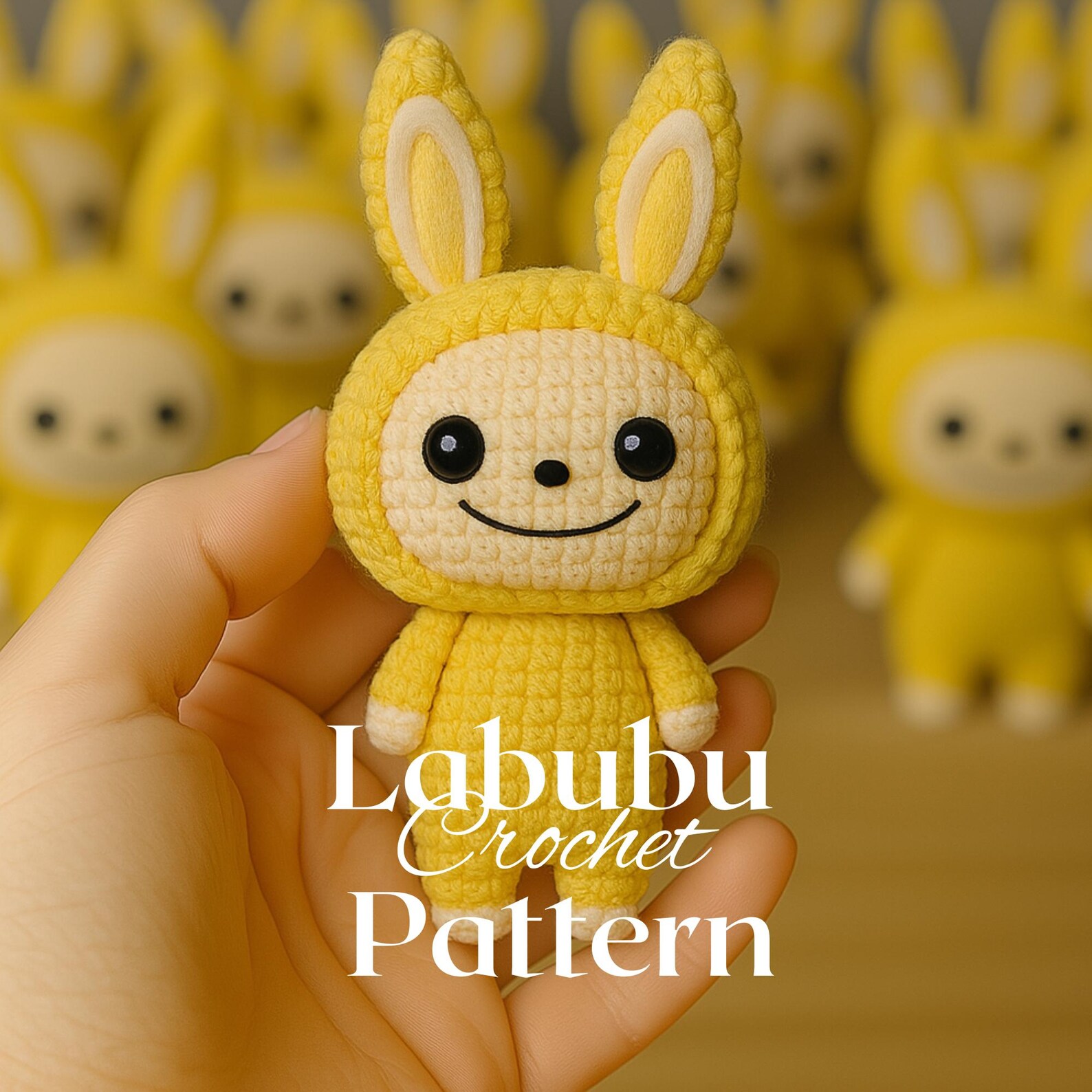 Labubu Crochet Pattern PDF Download, Labubu Plush Doll, Labubu Pattern ...