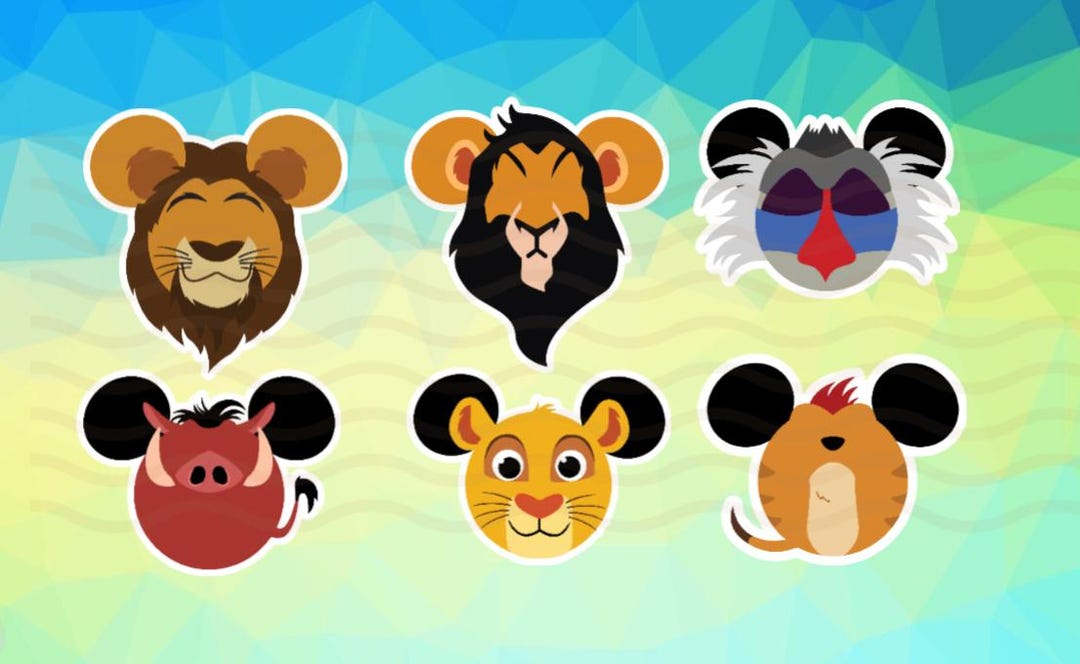 Lion King Inspired Ear Magnets - Etsy