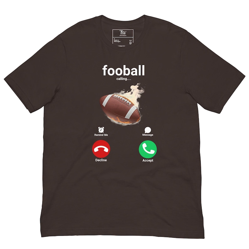 Fooball Calling Football Funny Misspelled Football Meme T-shirt - Etsy