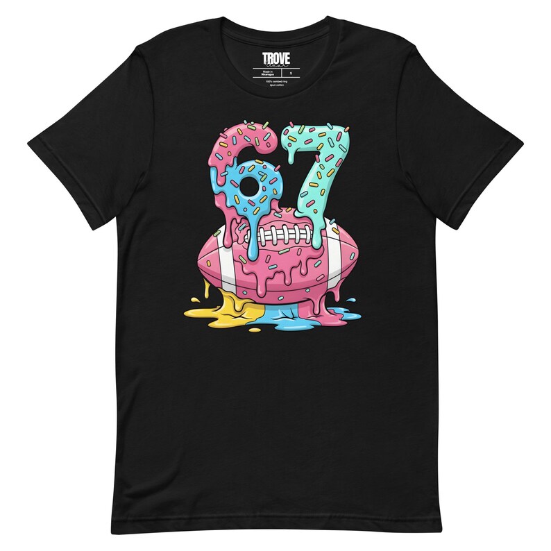American Football Drip Number 67 Player 67th Birthday T-shirt - Etsy