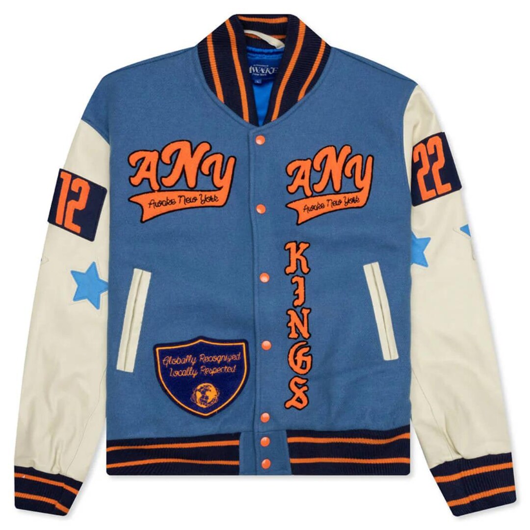Corazón De León Varsity Jacket | Lion Embroidered Letterman Jacket ...