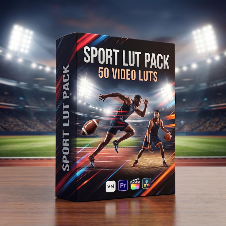 50 SPORT Luts Pack (video Preset) for Color Grading Videos and Photos ...