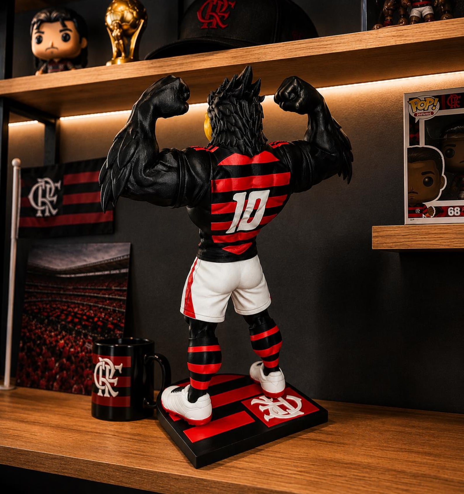 Boneco Decorativo Mascote Flamengo - Etsy