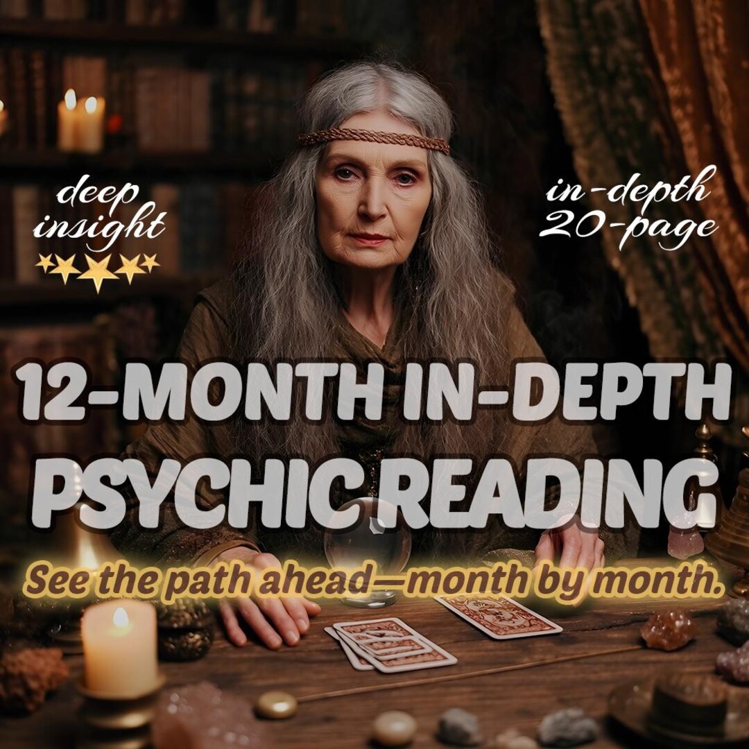 12-month In-depth Psychic Reading – 20-page Forecast With Spiritual ...