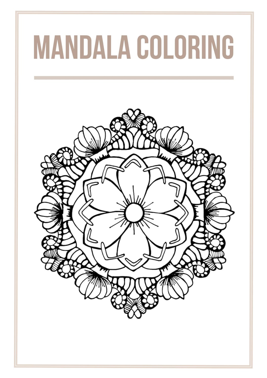 Mandala Colouring Worksheet Set | Printable Coloring Pages | Relaxation ...