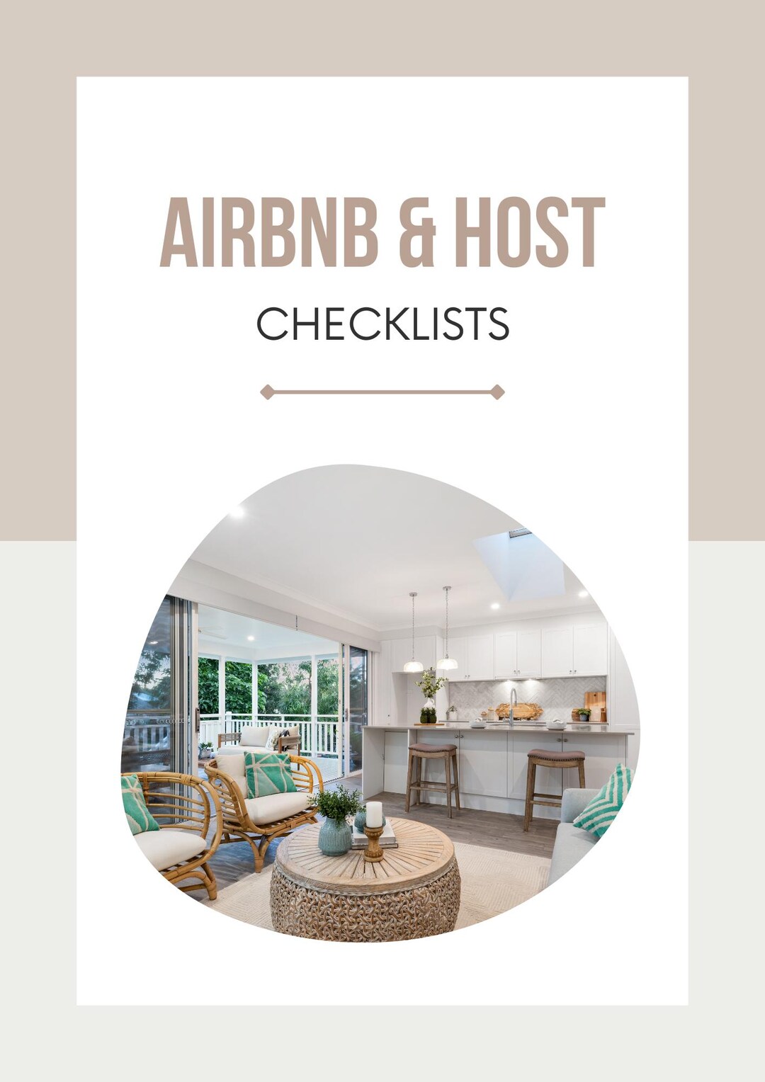 Airbnb Host Checklist | Printable Hosting Planner | Vacation Rental ...