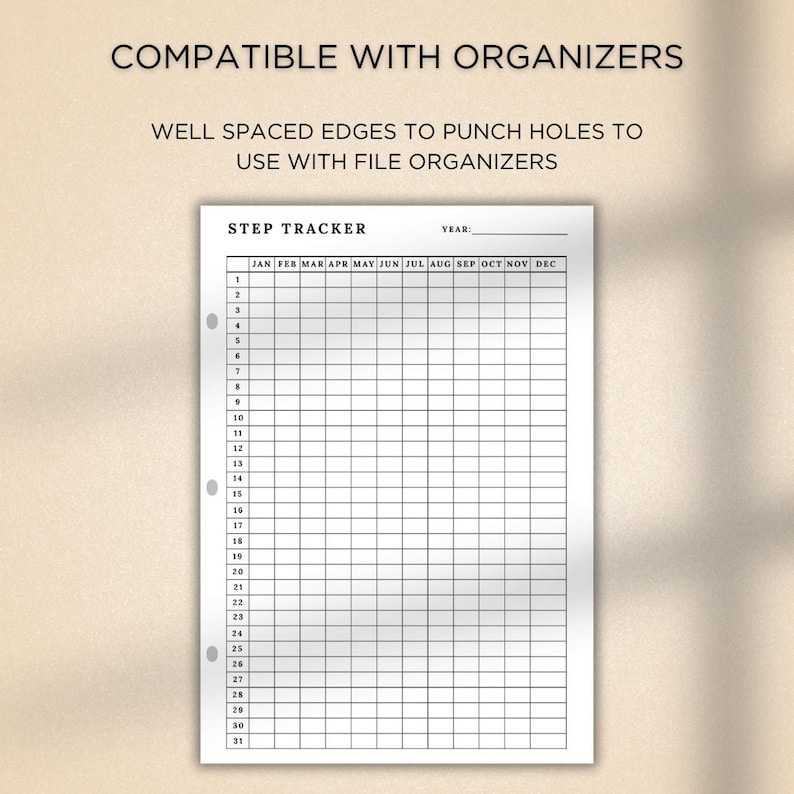 365 Day Weight Tracker Printable & Fillable, Daily Weight Journal ...