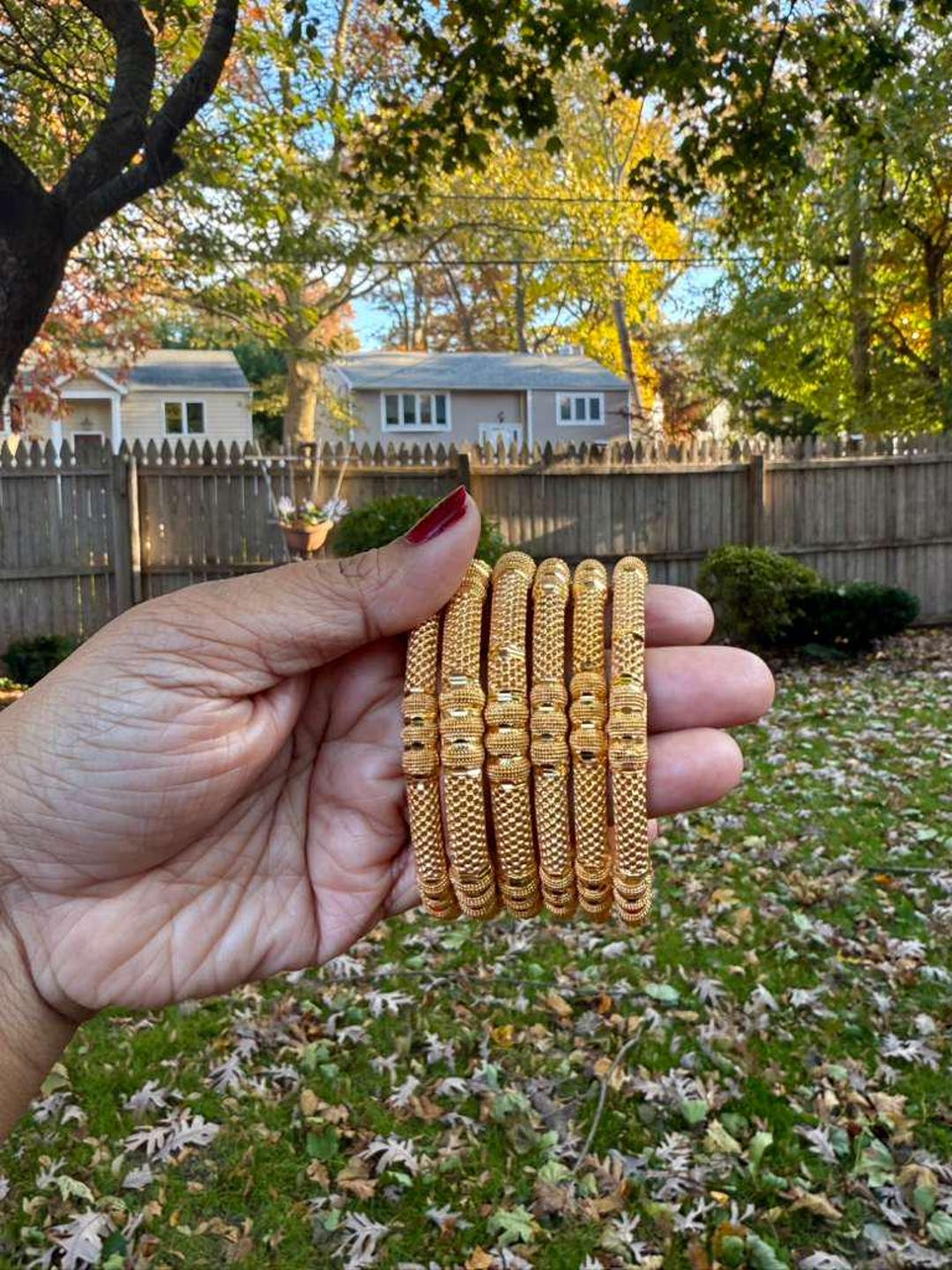Gold Replica Bangles Churiyan | 24k Gold Plated Bangles | Traditional ...