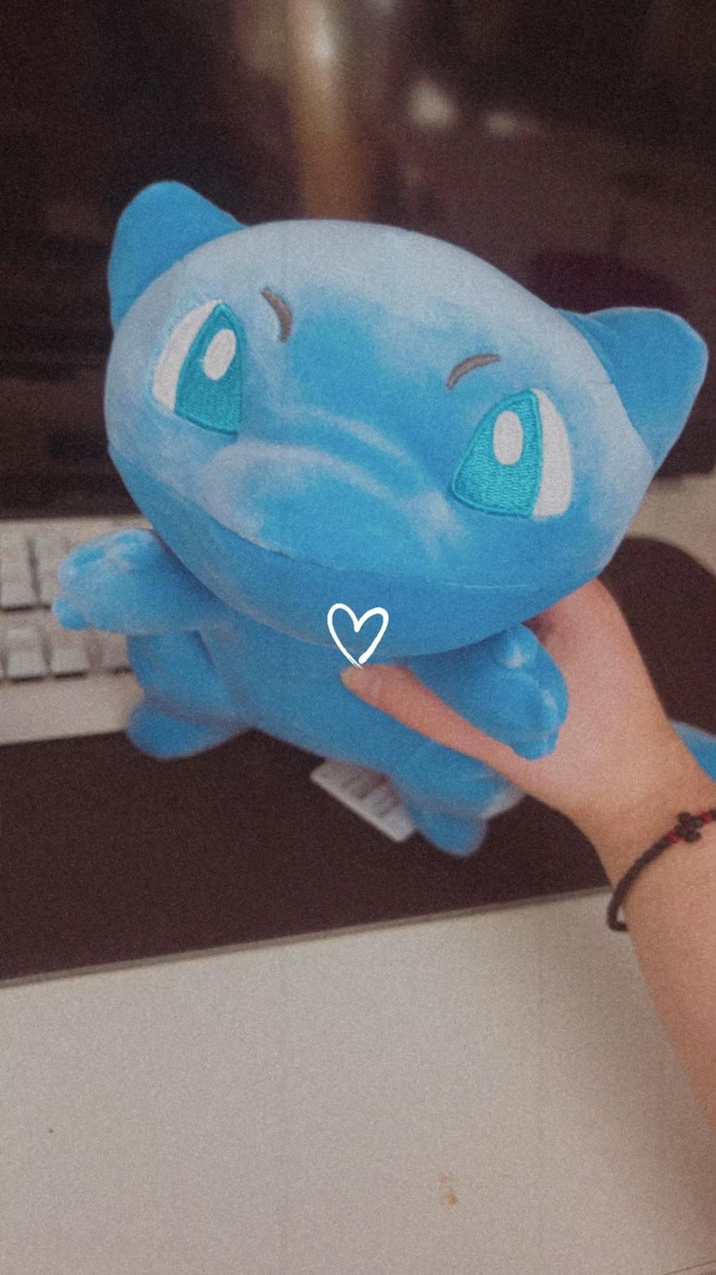 Anime Pokemon Mew Sleeping Pillow Plush - Etsy