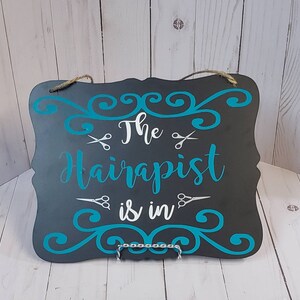 Hairapist Sign Hairapist is in Sign Hairapist is In Salon - Etsy