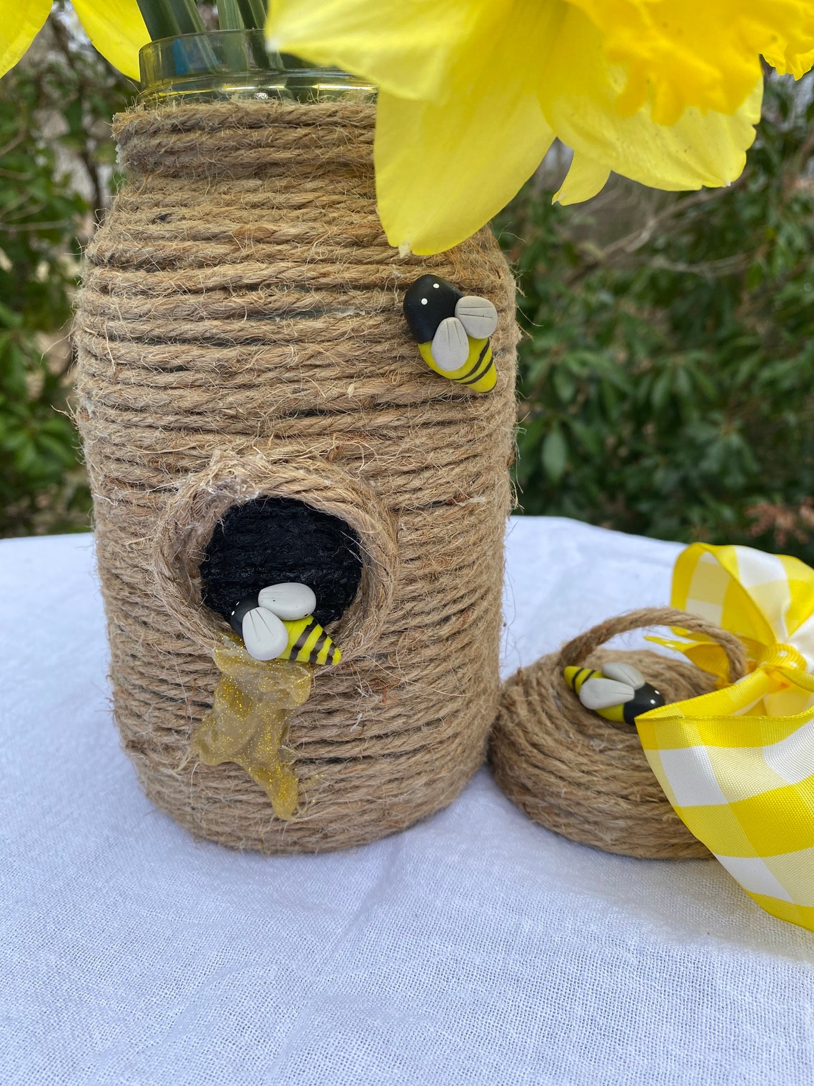 Beehive vase-beehive mason jar-bee skep vase-bee skep mason | Etsy