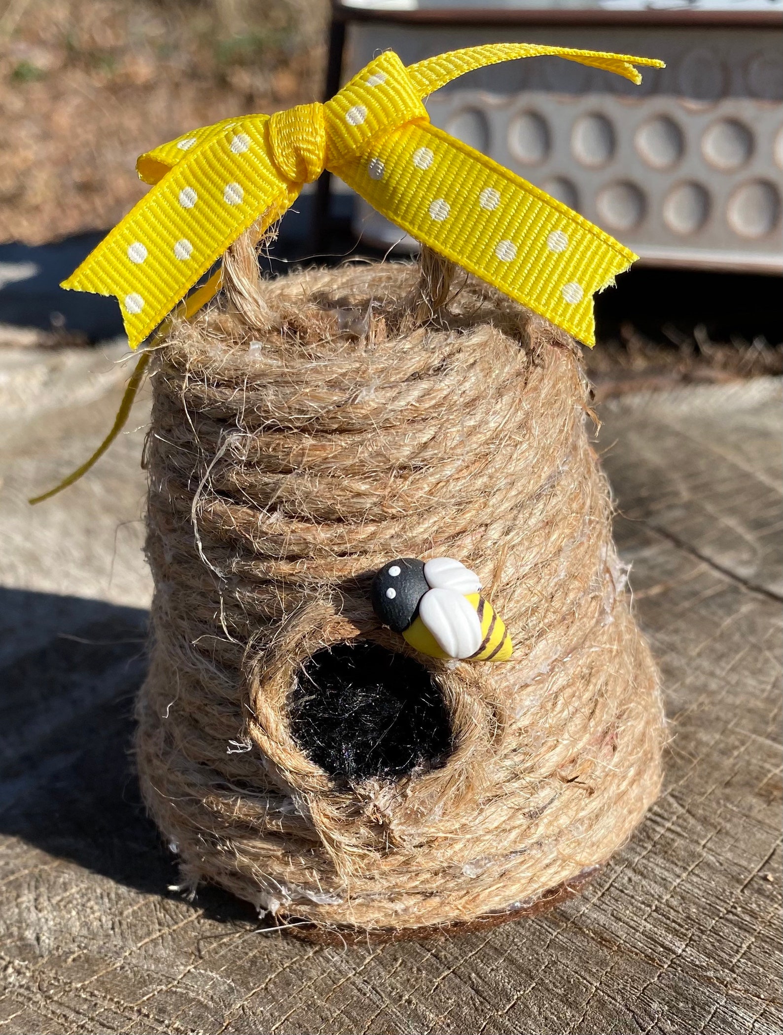 Mini Bee Skep-mini Beehive-mini Beehive for Tiered Tray - Etsy