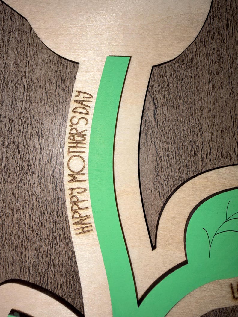 Wooden Flower Handprint Keepsake • Mother's Day Craft for Mom - Etsy