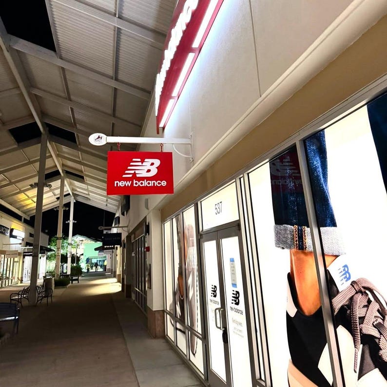 Modern Blade Sign | Custom Blade Sign | Double Sided Sign | Metal Blade ...