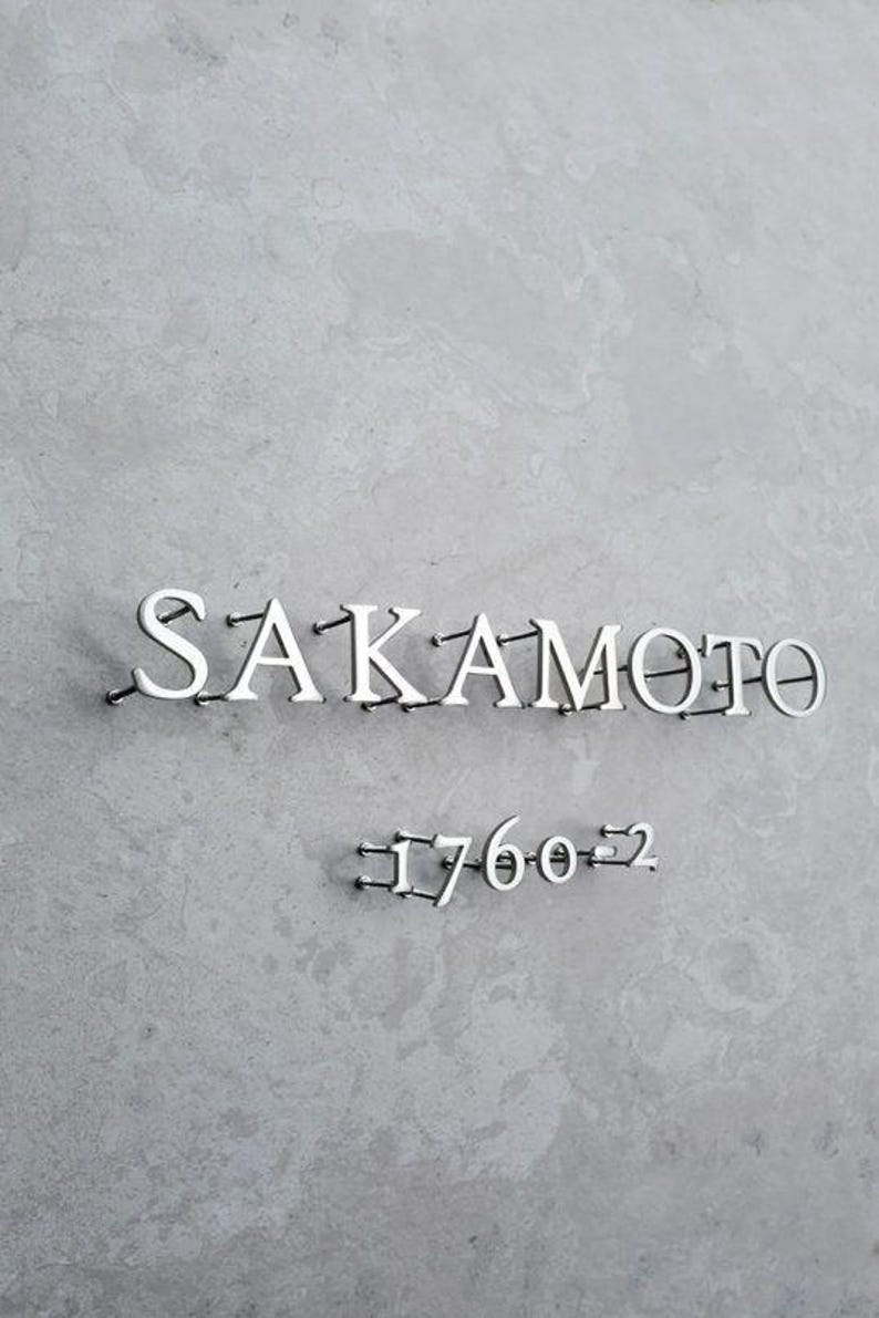 Custom Raised Metal Letters | Floating Business Logo Sign | Modern ...