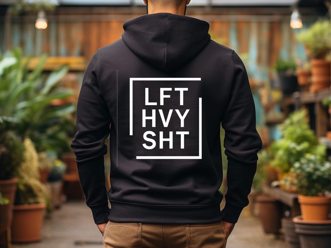 Lift Heavy Unisex Hoodie for Weightlifters | Bold Lifter Apparel ...